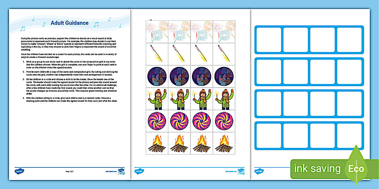 Creating Firework Sounds Resource Pack - Twinkl