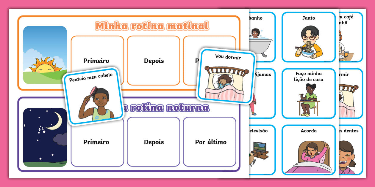 Rotina do Dia a Dia – Ações Cotidianas para Alfabetização