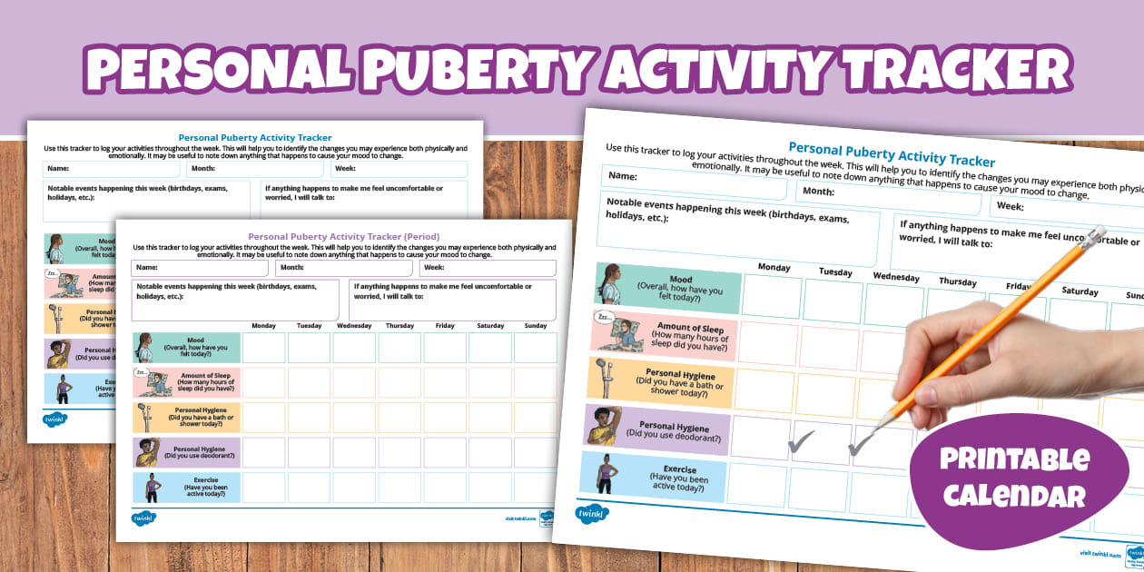 Puberty Activity Tracker for Teens