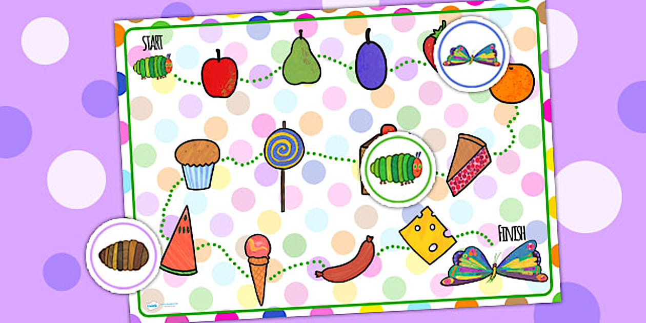 Boardgame to Support Teaching on The Very Hungry Caterpillar