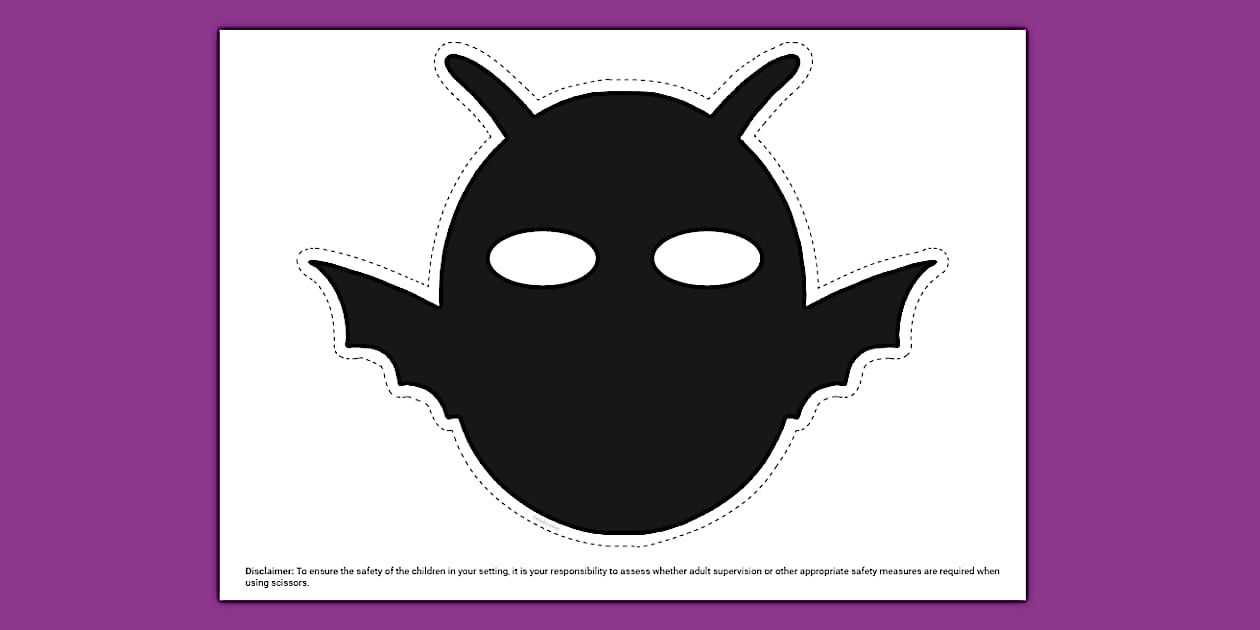 Alien Face Silhouette Cut-Out (Teacher-Made) - Twinkl