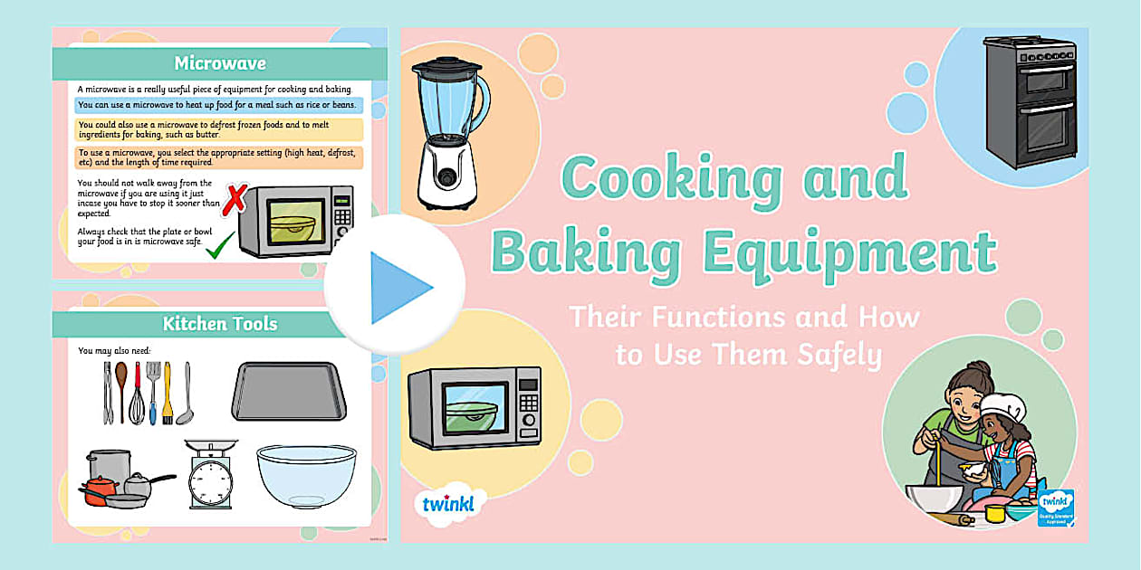 Cooking Equipment PowerPoint - Life Skills for Children