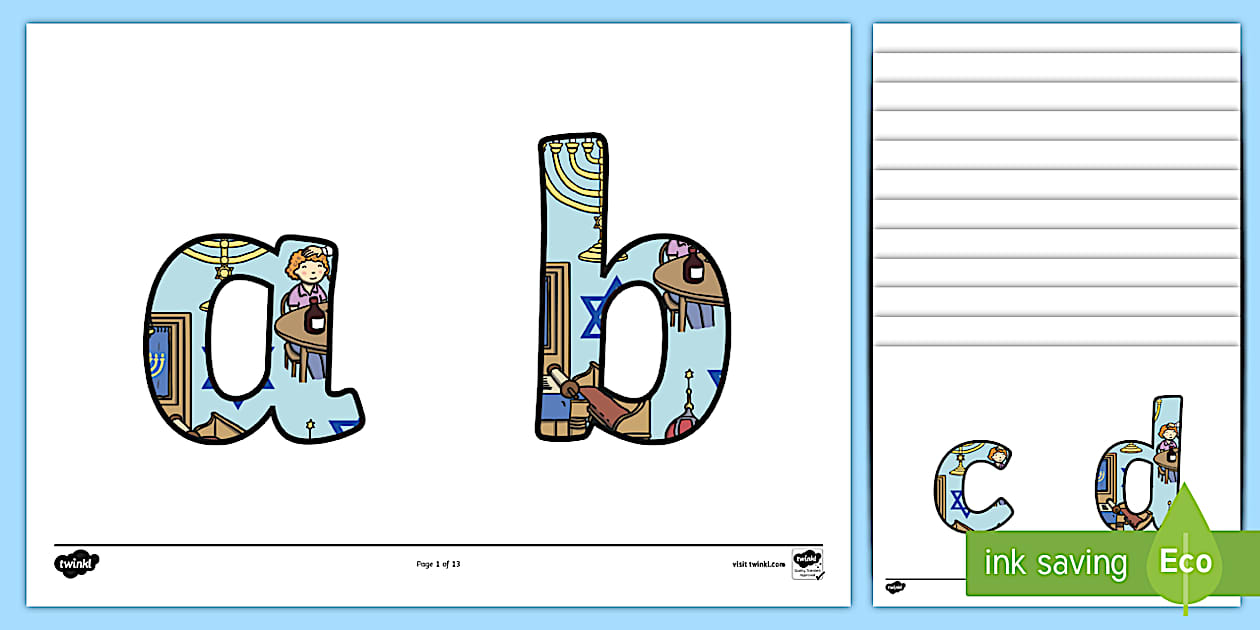 Judaism Themed Display Lettering-judaism, themed, display, lettering ...