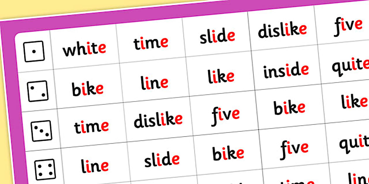Phase 5 Roll and Read Mat i-e - Twinkl