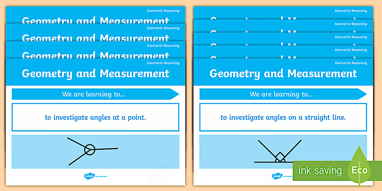 Australian Geometric Reasoning Content Descriptor Display Posters