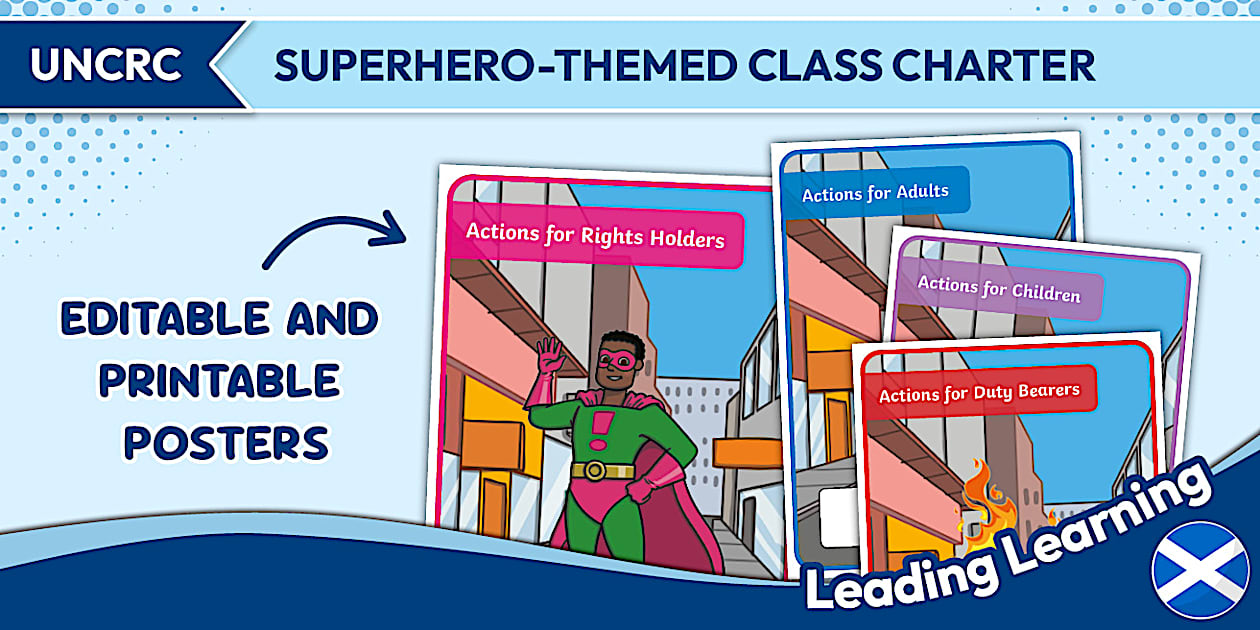 UNCRC Superheroes | Twinkl Resources