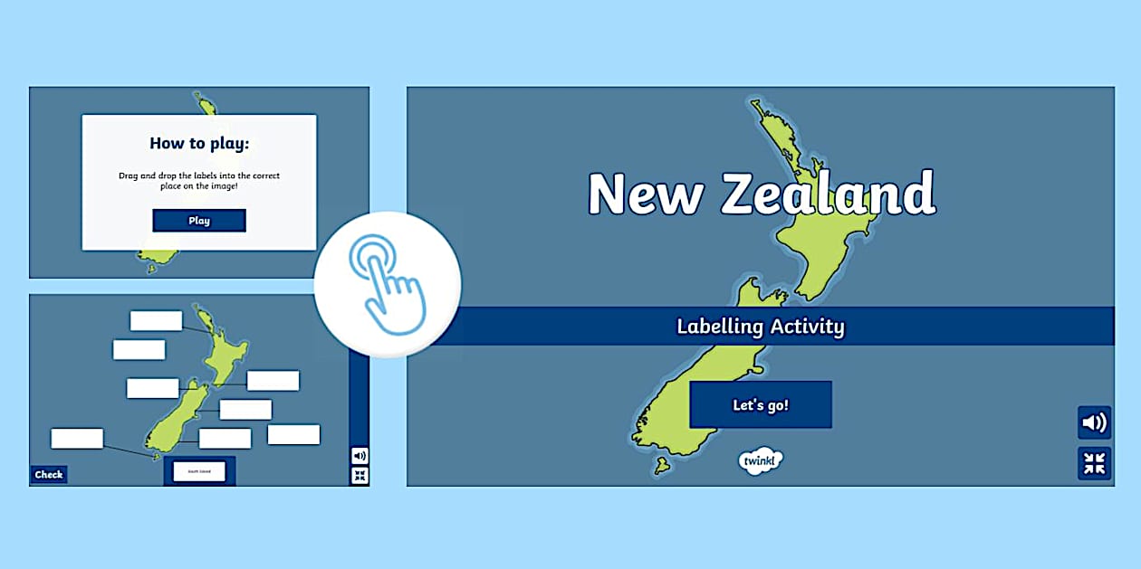 New Zealand Place Names Interactive Activity (Years 3-4)