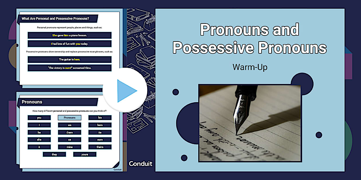 Literacy Lesson: Pronouns PowerPoint (teacher made) - Twinkl