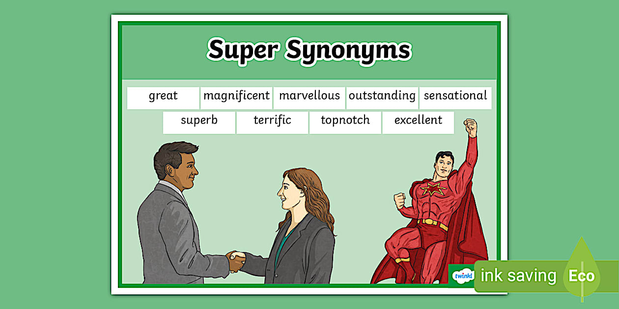 Super Synonyms Word Mat