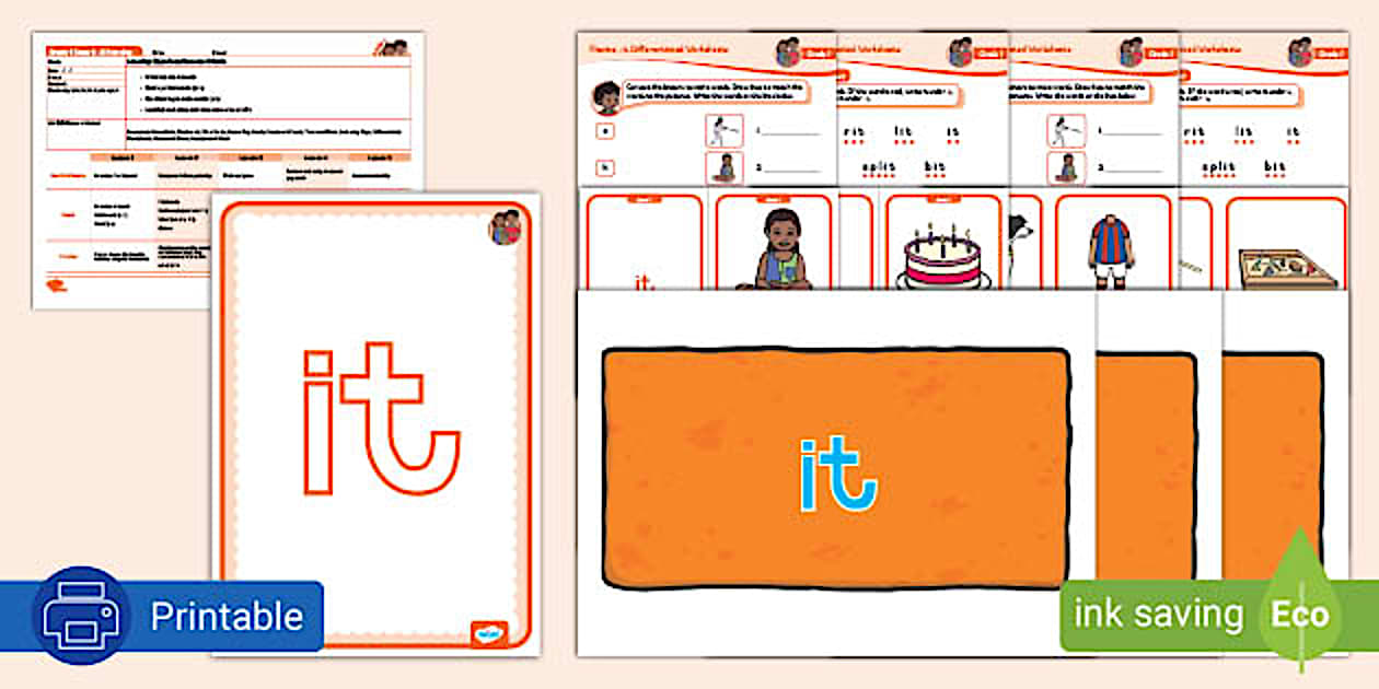 Grade 1 Phonics Pack -it (teacher made) - Twinkl