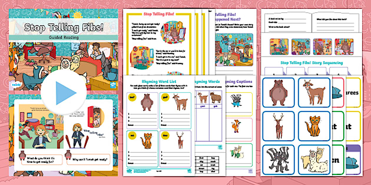 Stop Telling Fibs! Guided Reading Pack - Twinkl