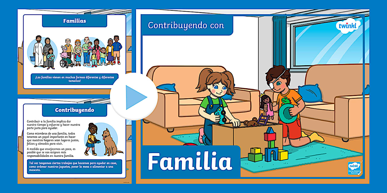 PowerPoint: Contribuyendo con la familia | Twinkl - Twinkl