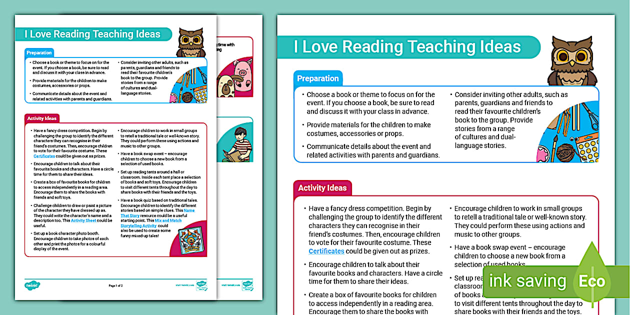 Book Week Activities for Early Years | Twinkl (teacher made)