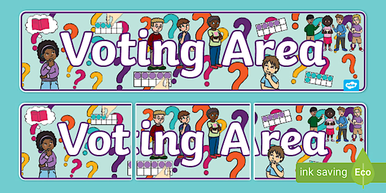 👉 Ten-Frame Voting Area Display Banner (teacher made)