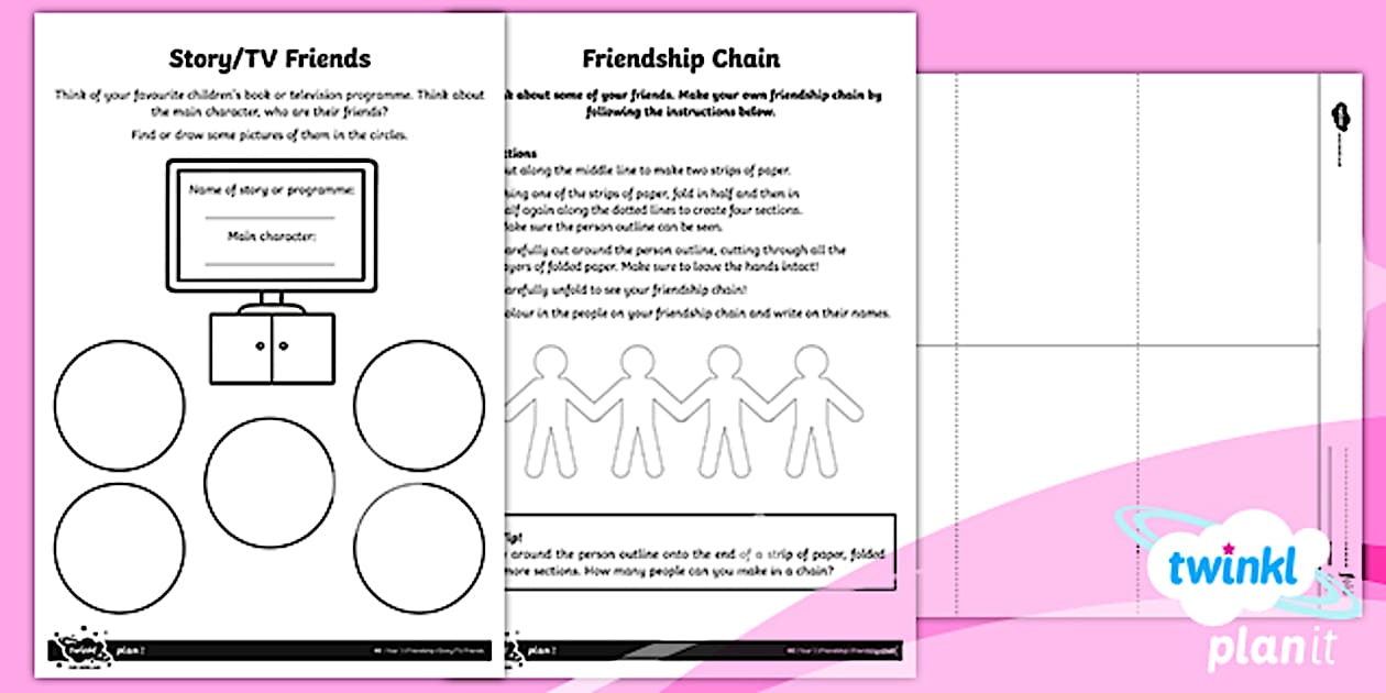 RE: Friendship Year 1 Home Learning Tasks - Twinkl