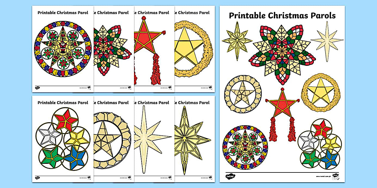 Printable Christmas Parol | Twinkl | Philippines - Twinkl