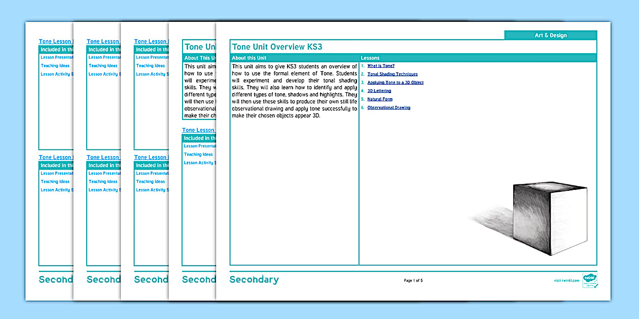 Tone: Unit Overview (teacher made) - Twinkl