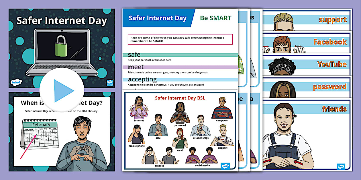 SEND: Older Learners: Safer Internet Day BSL Resource Pack
