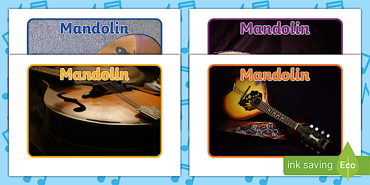 Mandolin Photo Pack (teacher made) - Twinkl