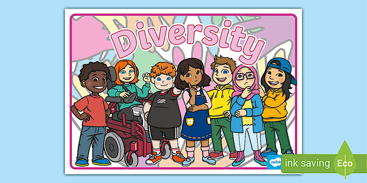 Diversity Display Poster (teacher made) - Twinkl