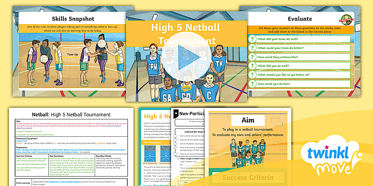 Netball Drills for Kids | High 5 Tournament | Year 6 PE