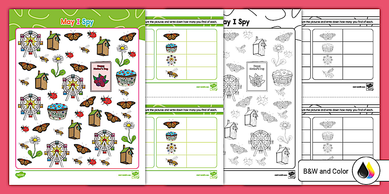 May I Spy Activity (teacher made) - Twinkl