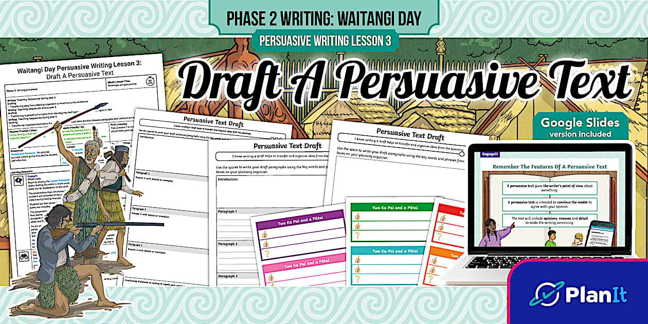 Waitangi Day Drafting A Persuasive Text