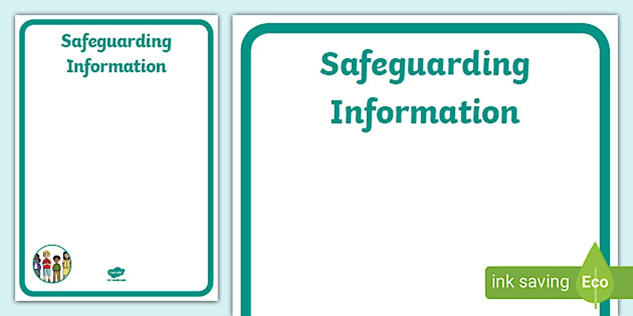 Safeguarding Information Poster (teacher made) - Twinkl