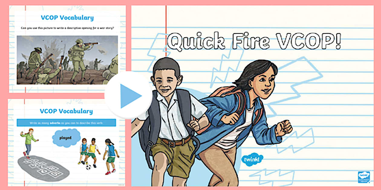 100 Quick VCOP Challenges PowerPoint (teacher made) - Twinkl