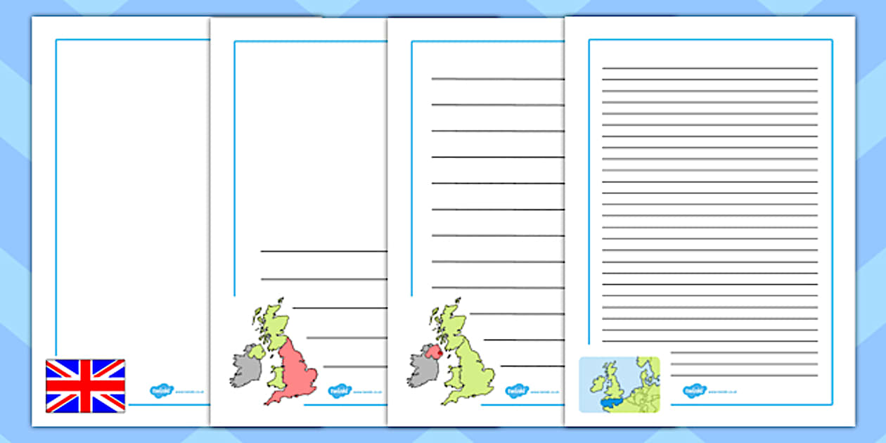 Our Country UK Page Borders (teacher made) - Twinkl