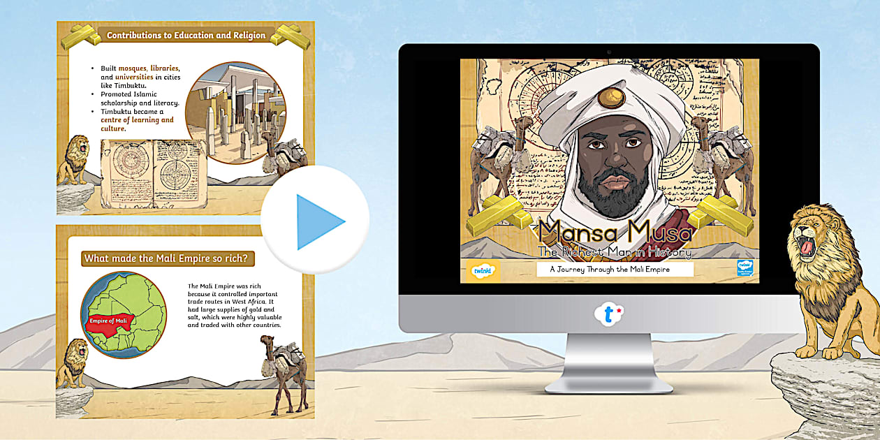 Mansa Musa History PowerPoint Presentation | Twinkl ZA