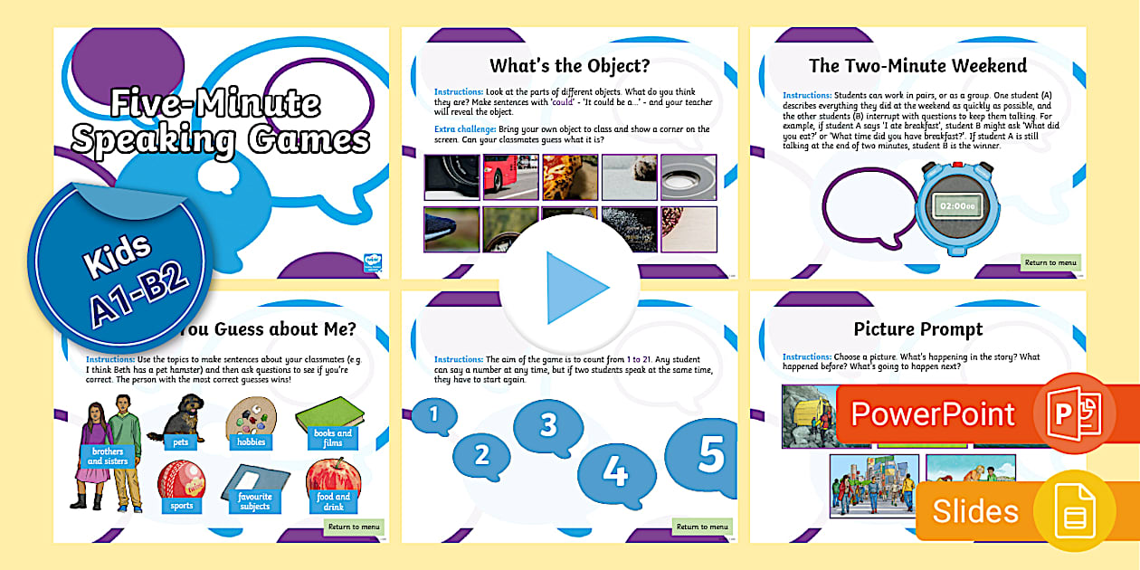 FREE! - 👉 30 Online Speaking Challenges and Games for ESL Learners