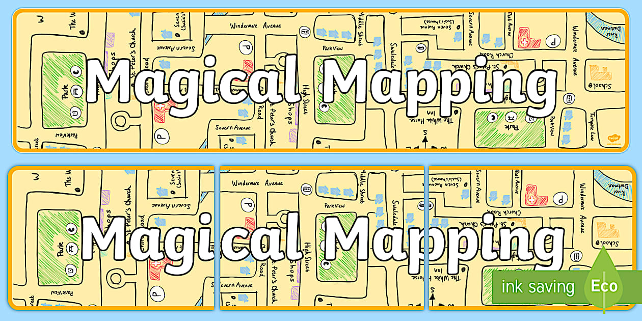 👉 Magical Mapping Display Banner - Twinkl