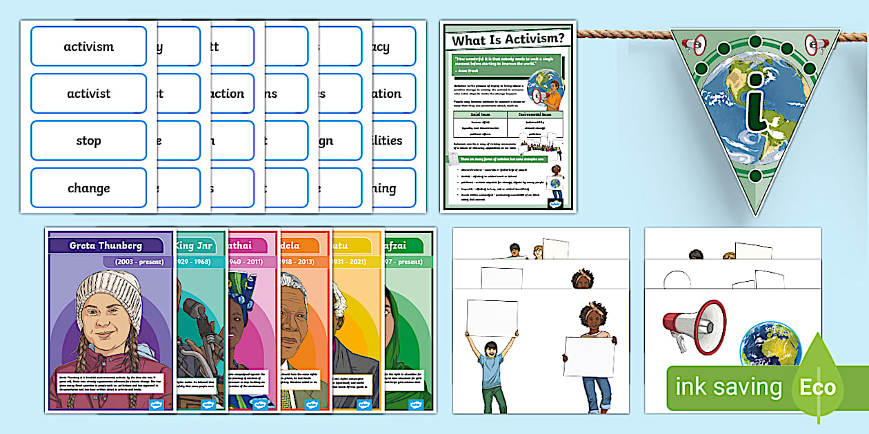Activism Display Pack - KS2 (teacher made) - Twinkl
