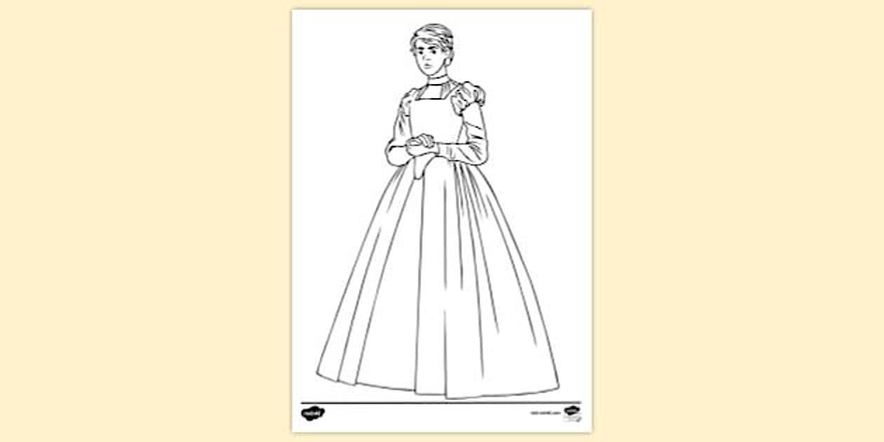 Lady Capulet Colouring Sheet | Colouring Sheets - Twinkl