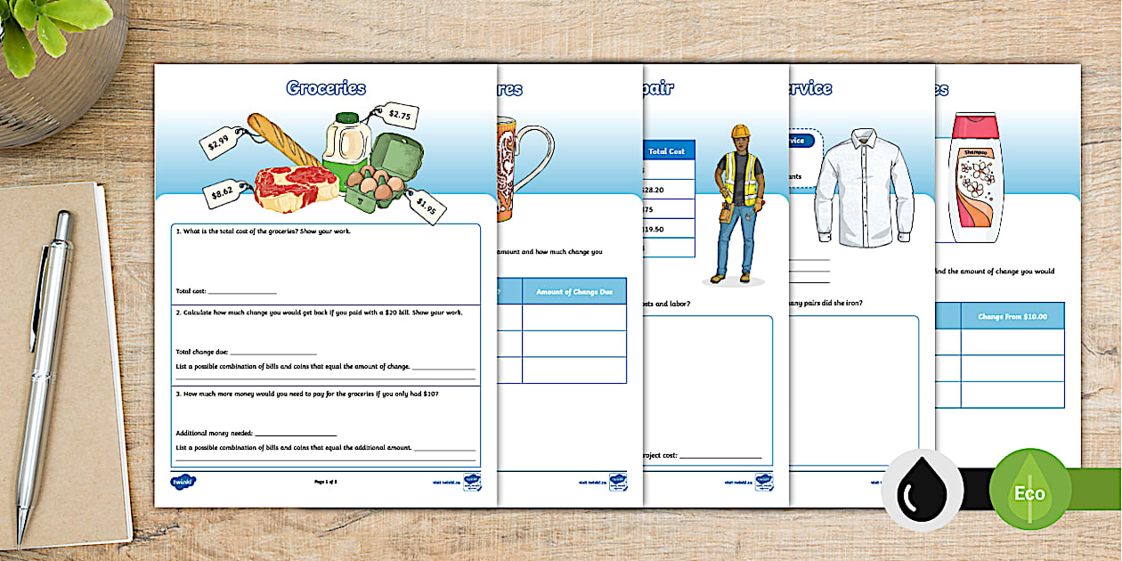 Life Skills: Money and Math Activity (Teacher-Made) - Twinkl