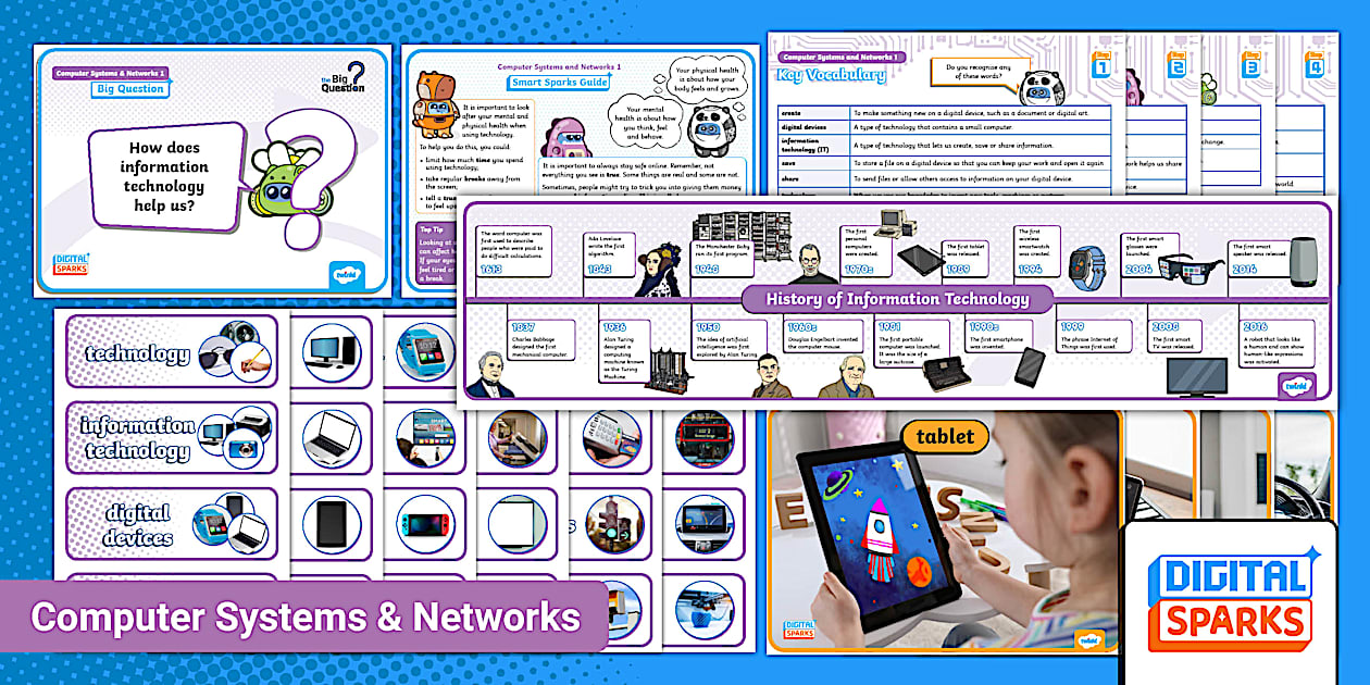 Digital Sparks: Computer Systems and Networks 1: Additional Resources