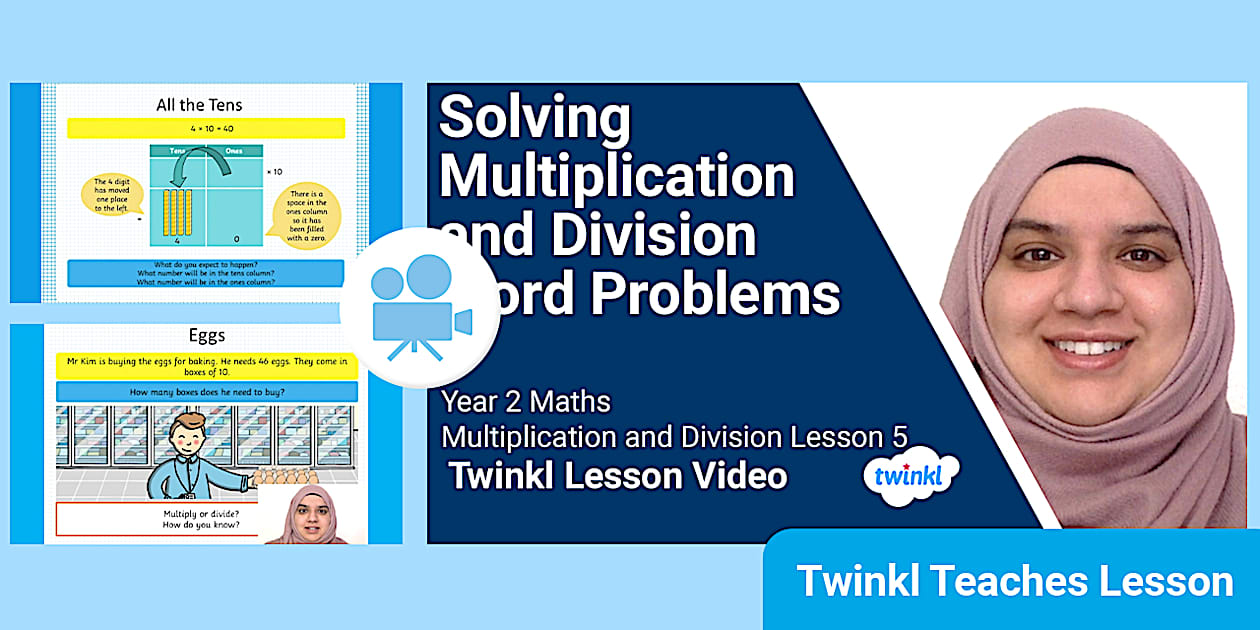 👉 Year 2 (Ages 6-7) Multiplication and Division: Video Lesson 5