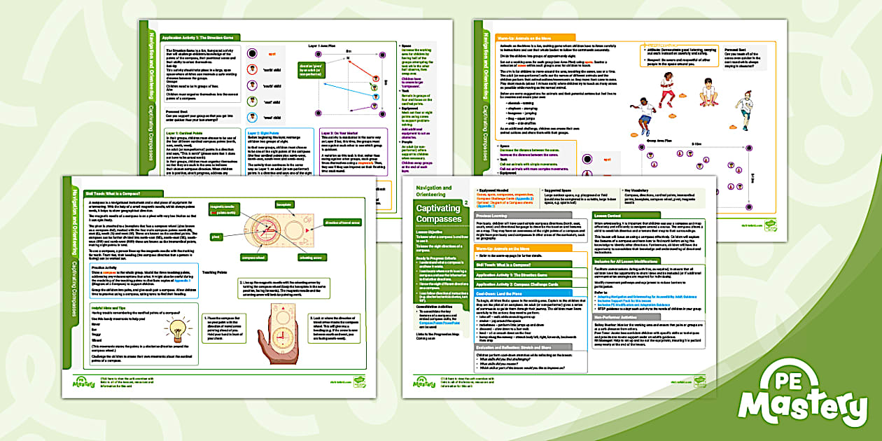 PE Mastery: Navigation and Orienteering L2 - Compasses
