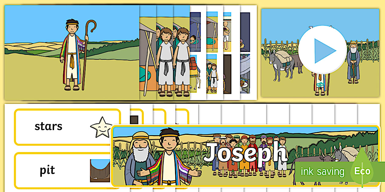 CfE Early Level The Story of Joseph Resource Pack - Twinkl