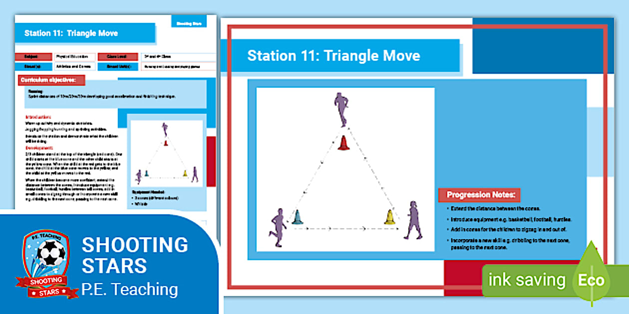 FREE! - PE Station 11 3rd/4th Class (teacher made) - Twinkl