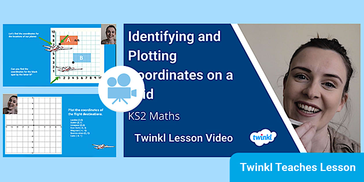 👉 Year 4 (Ages 8-9) Maths: Identifying and Plotting Coordinates Air Traffic