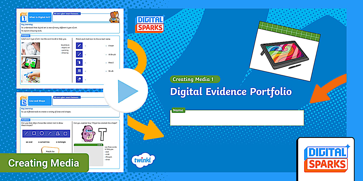 Digital Sparks: Creating Media 1: Digital Evidence Portfolio