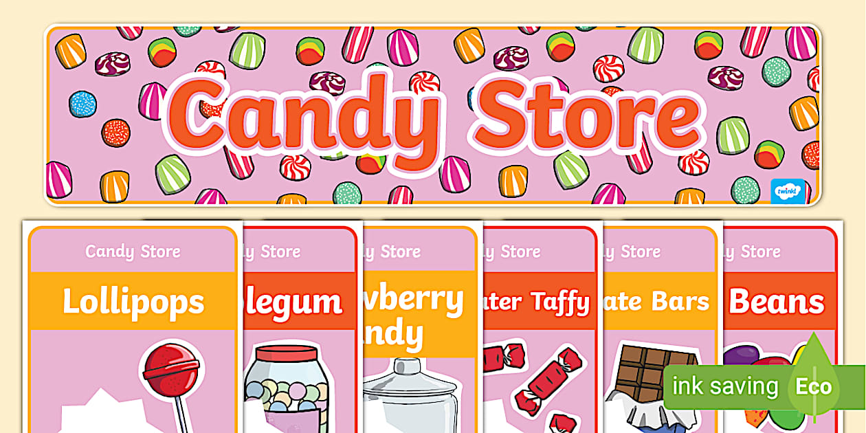 Candy Store Role Play Pack-candy store, role play, candy store pack ...