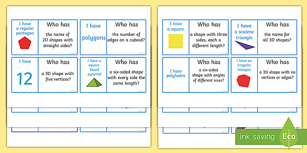 Editable Shape Loop Cards (teacher made) - Twinkl