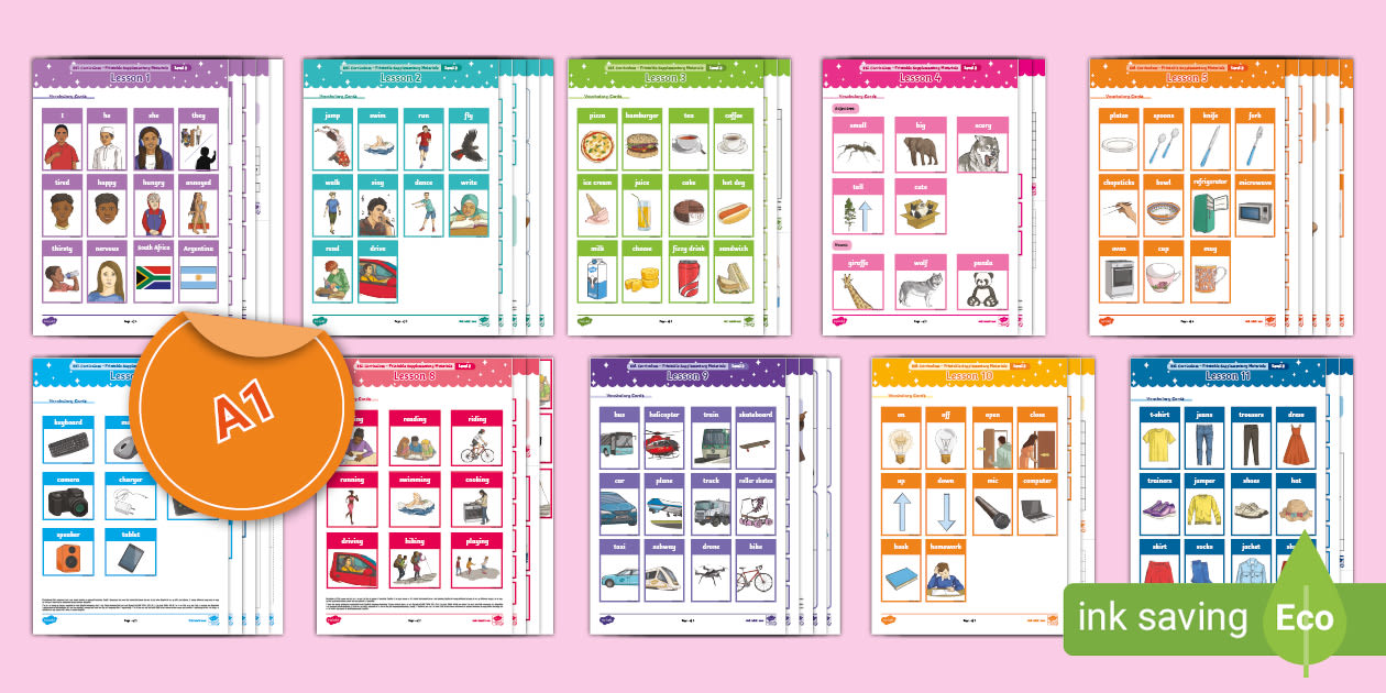 ESL Curriculum: Supplementary Printable Materials [Level 2]