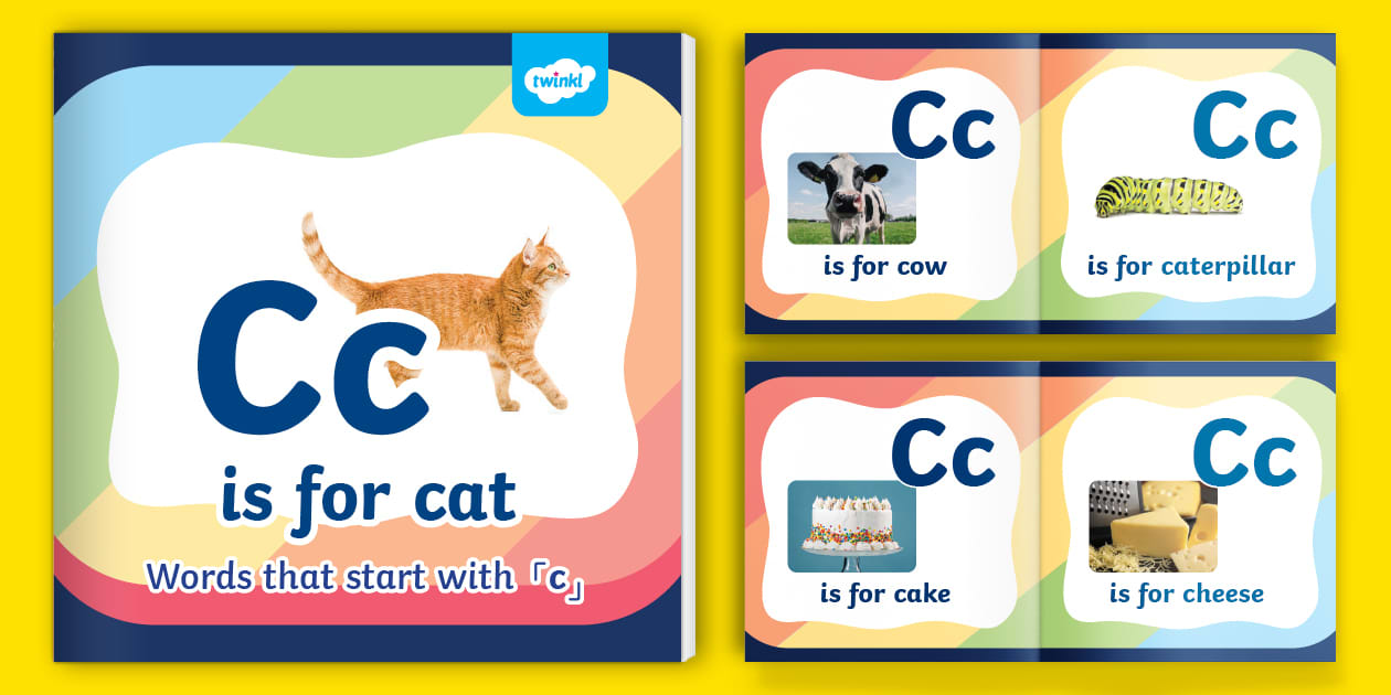 Alphabet Early Reader eBook ｜アルファベット「Cから始まる言葉」英語絵本｜Twinkl