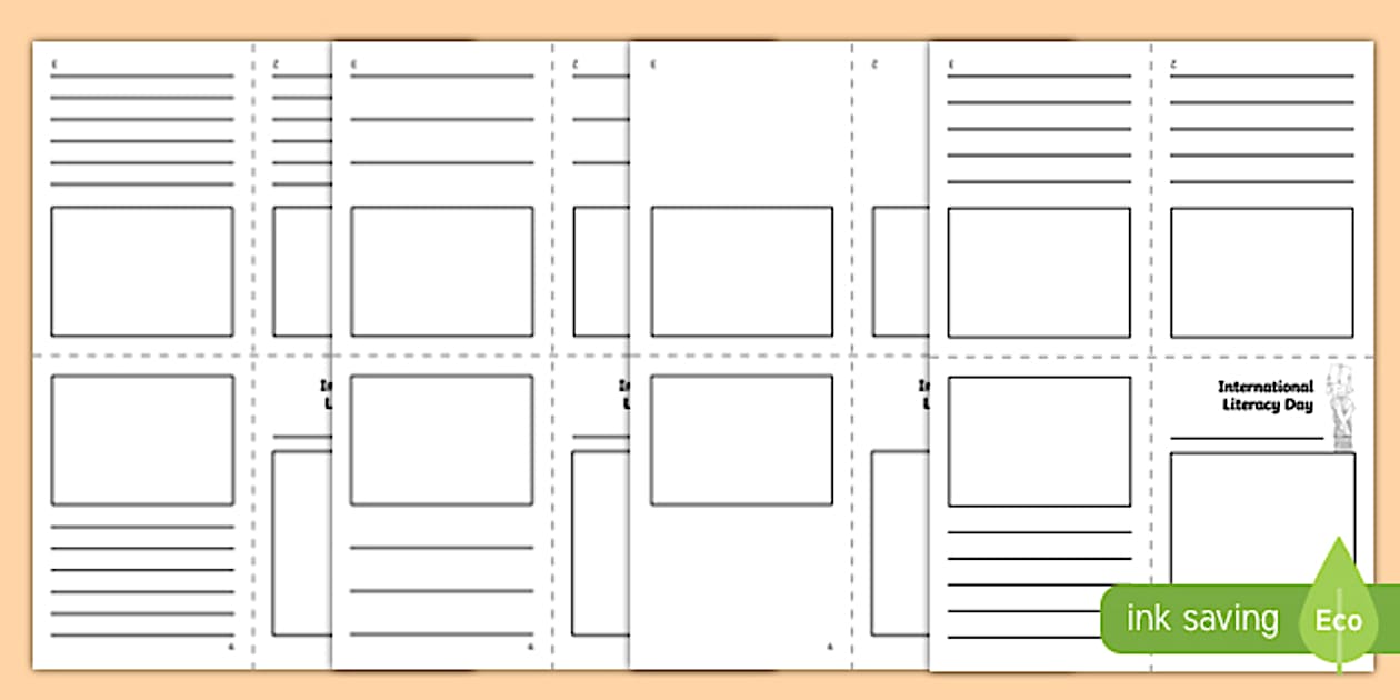 International Literacy Day Mini Book Worksheet / Worksheet, worksheet