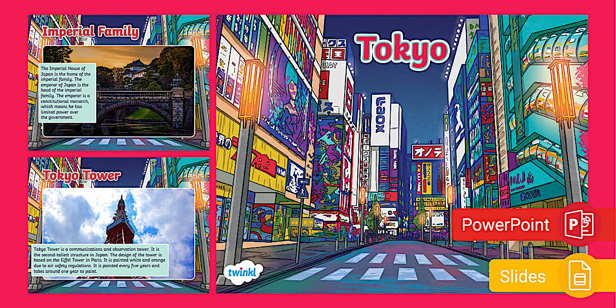 Tokyo Informational PowerPoint & Google Slides - Twinkl