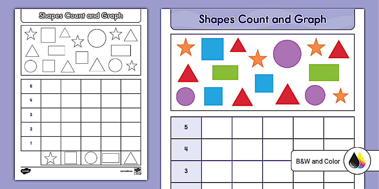 Count and Graph Worksheets for Grade 2 (teacher made)